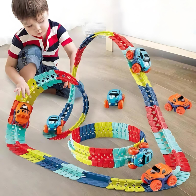 MagniTrack Magnetic Car Track Toy – Educational Play Set for Kids Ages ...